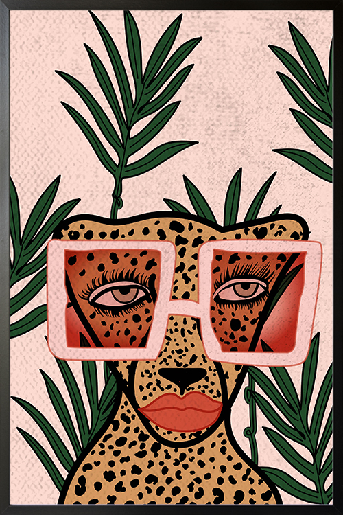 Glam leopard Poster - artdesign