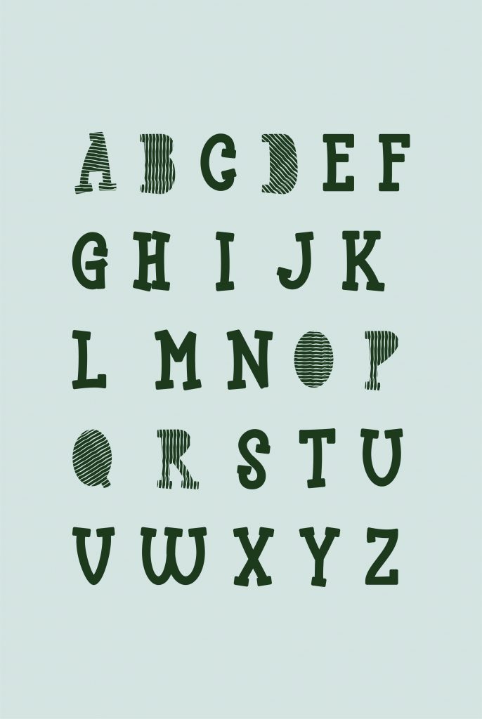 Abc doodle Poster - Artdesign