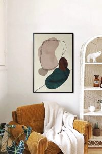 Neutral Tone Abstract Poster - Artdesign