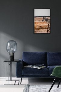 Half body zebra Poster - Artdesign