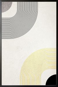 Graphical Gold and Silver no5 Poster - Artdesign