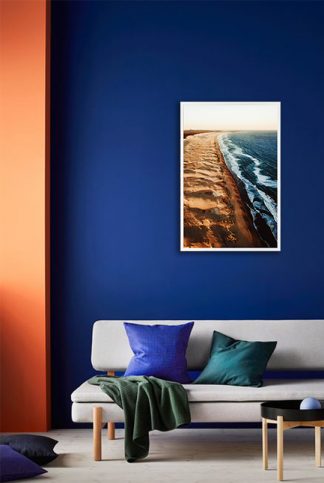 Beautiful beach from top view Poster - Artdesign