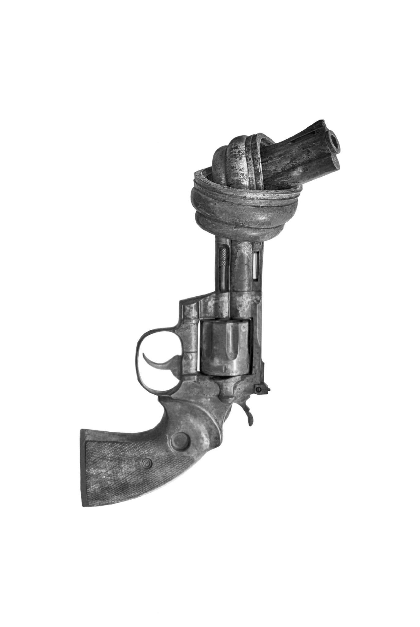 Non violence gun sculpture poster - Artdesign