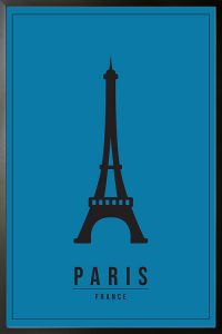 Minimal Paris france poster - Artdesign