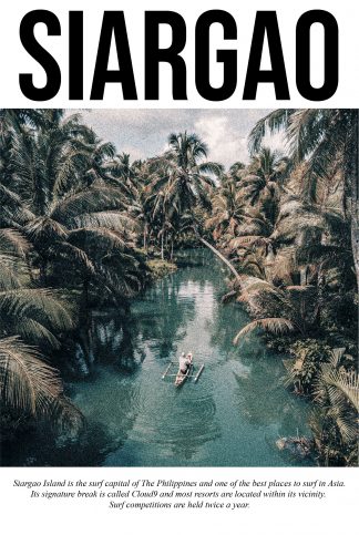Siargao poster - Artdesign