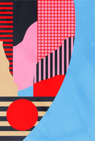 Abstract Collage no. 5 poster - Artdesign