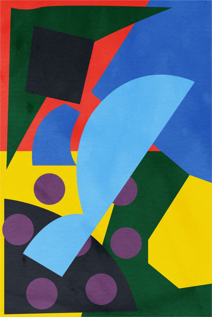 Abstract Collage no. 8 poster - Artdesign