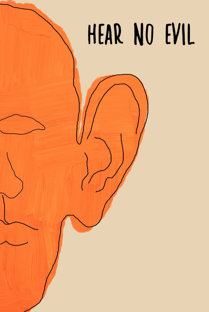Hear no evil poster - Artdesign