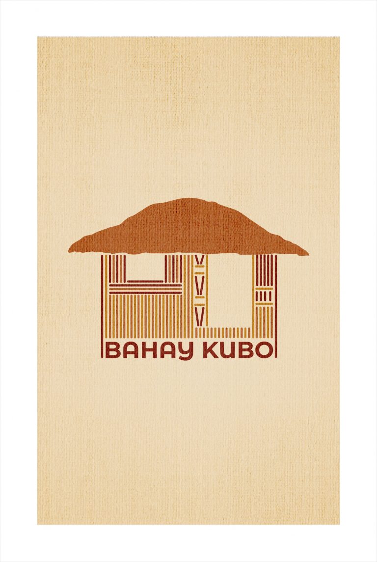 Bahay kubo minimal poster - Artdesign