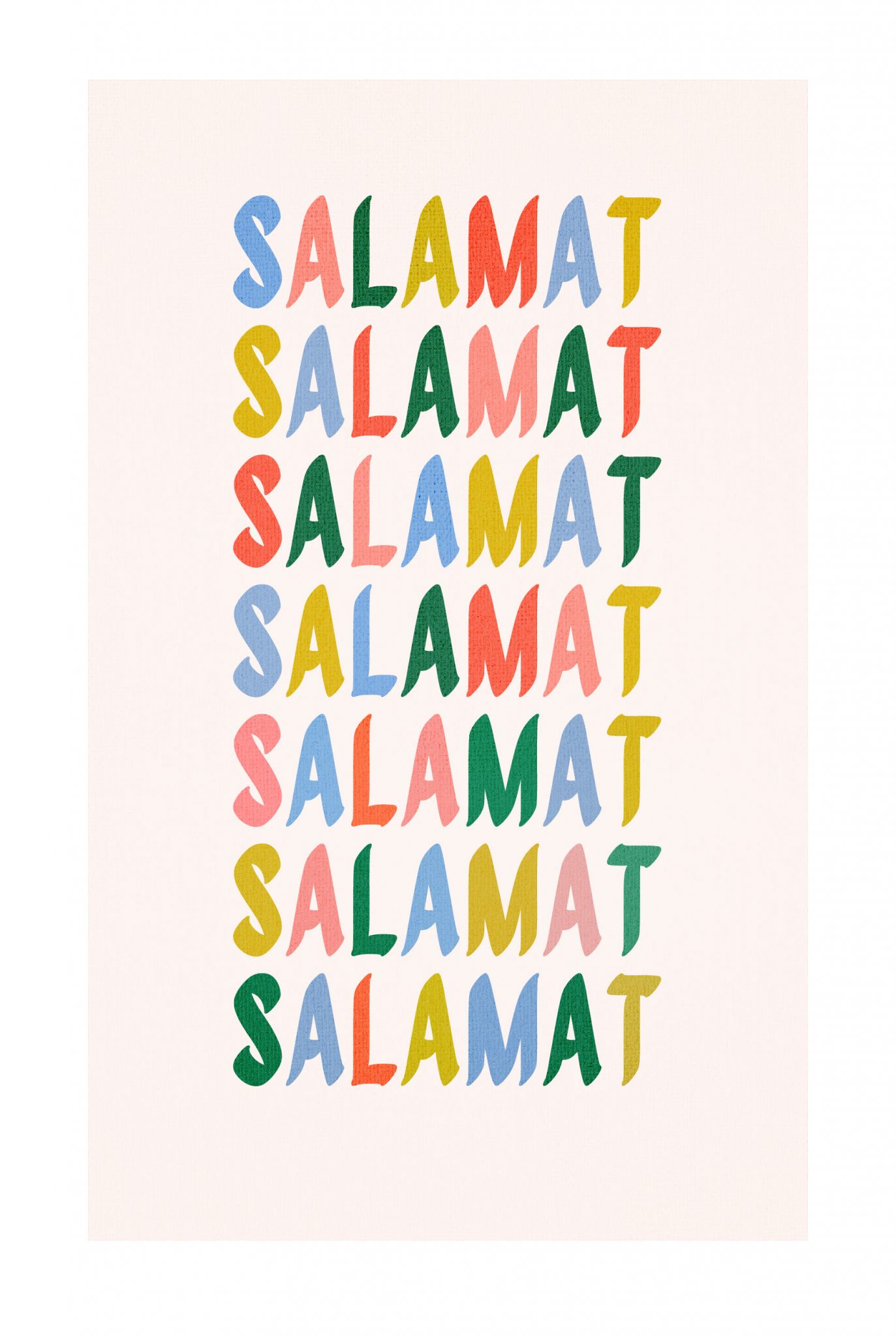Salamat poster - Artdesign
