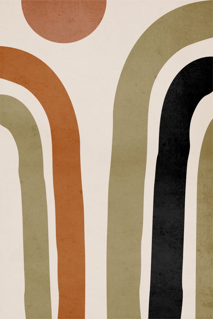 Rainbow boho poster - Artdesign