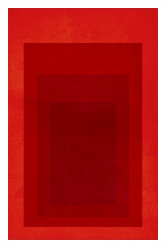 Textured red rectangles poster - Artdesign