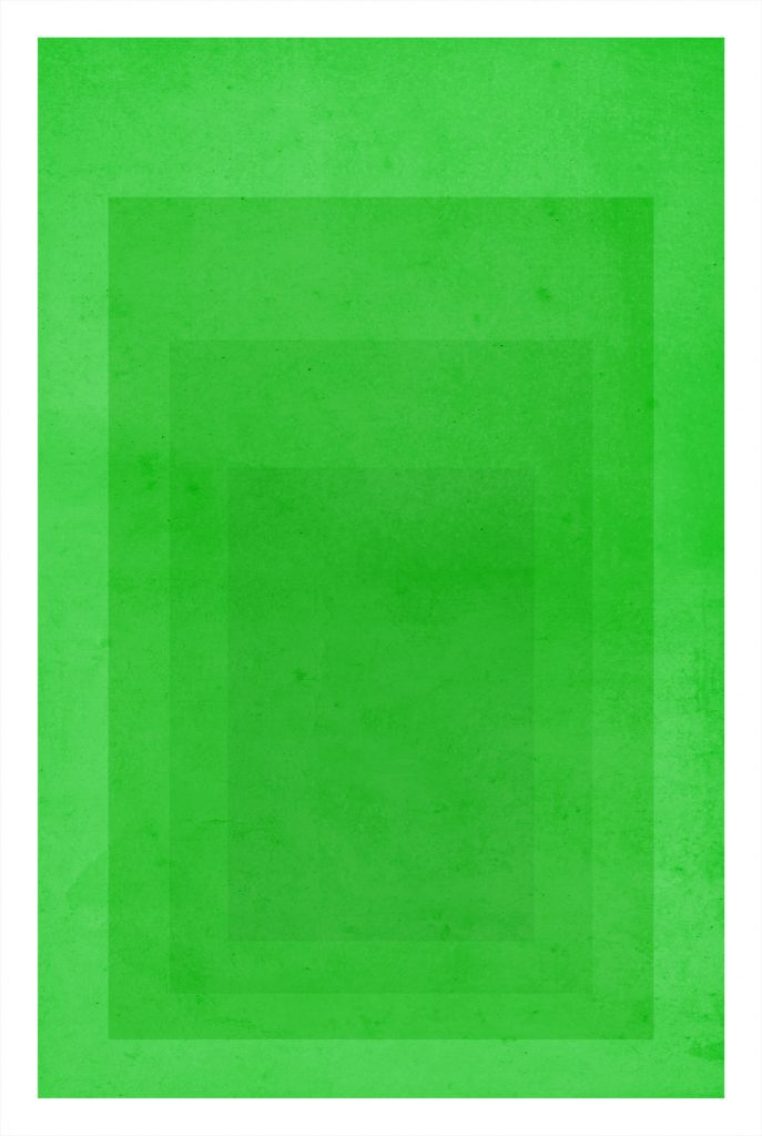 Textured green rectangles poster - Artdesign