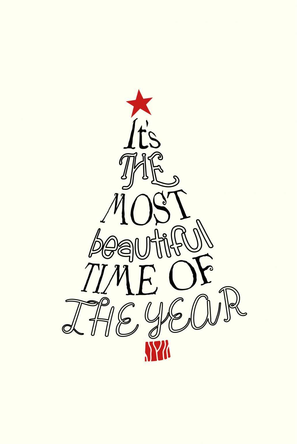 Most beautiful time of the year poster - Artdesign