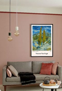 The Poplars at Saint-Rémy poster - Artdesign