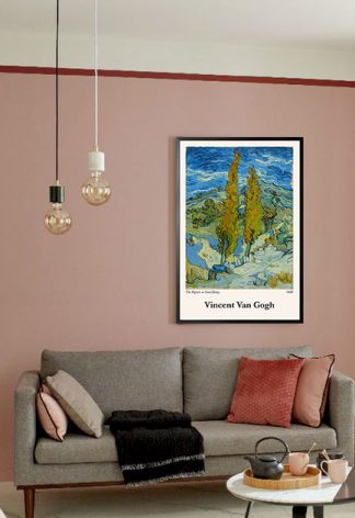 The Poplars at Saint-Rémy poster - Artdesign