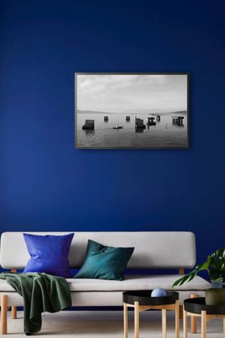 Human connections to the sea poster - Artdesign