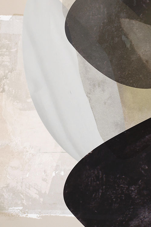 Texture stone shapes dark earth tone no2 poster - Artdesign